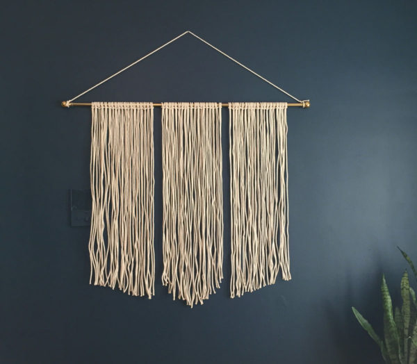 Quick DIY Rope Wall Art | And Then We Tried