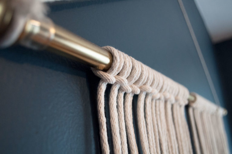 Quick DIY Rope Wall Art | And Then We Tried