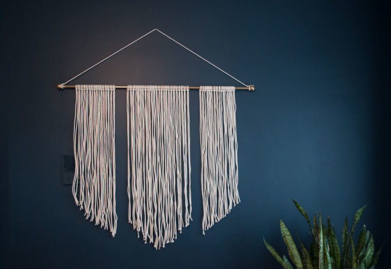 Quick DIY Rope Wall Art | And Then We Tried