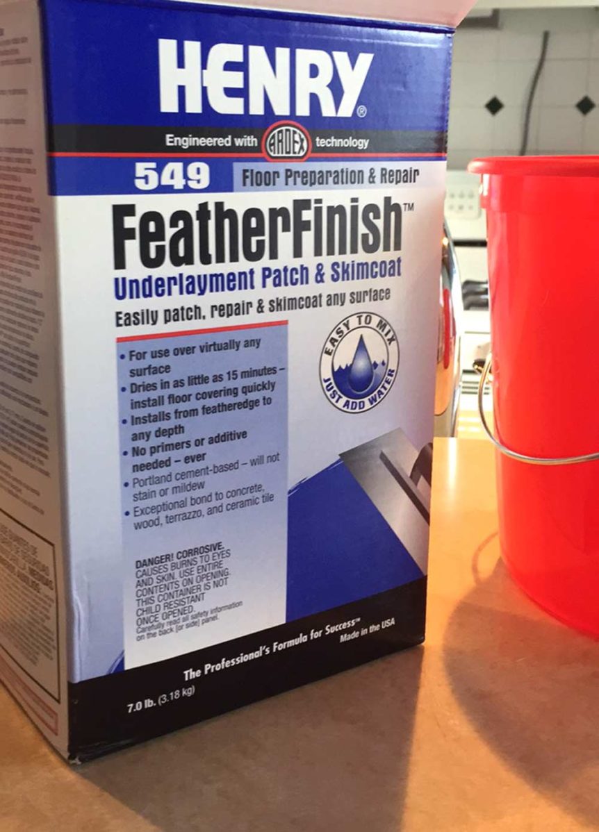 Feather Finish Concrete Over Tile Counters | And Then We Tried