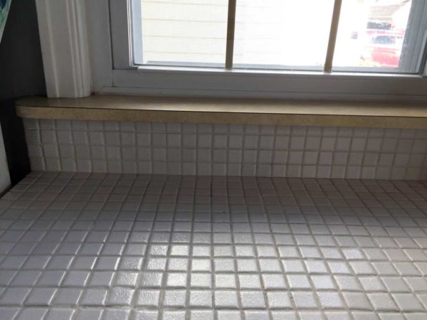 Feather Finish Concrete Over Tile Counters | And Then We Tried