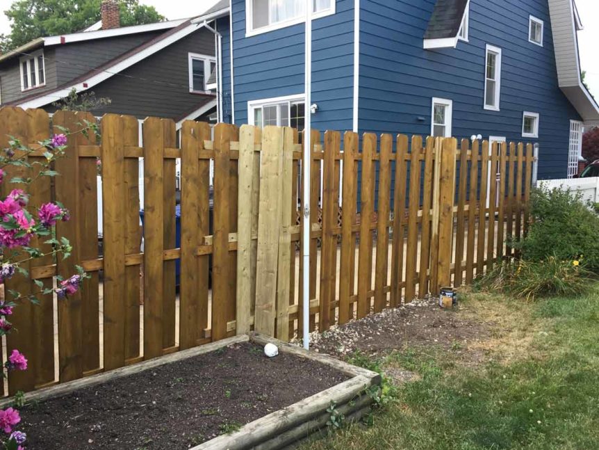 How to Convert a Chainlink Fence to a Wood Fence | And Then We Tried