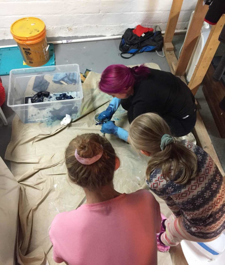 Fabric Dying 101: Indigo Dye and Shibori Folding Patterns | And Then We ...